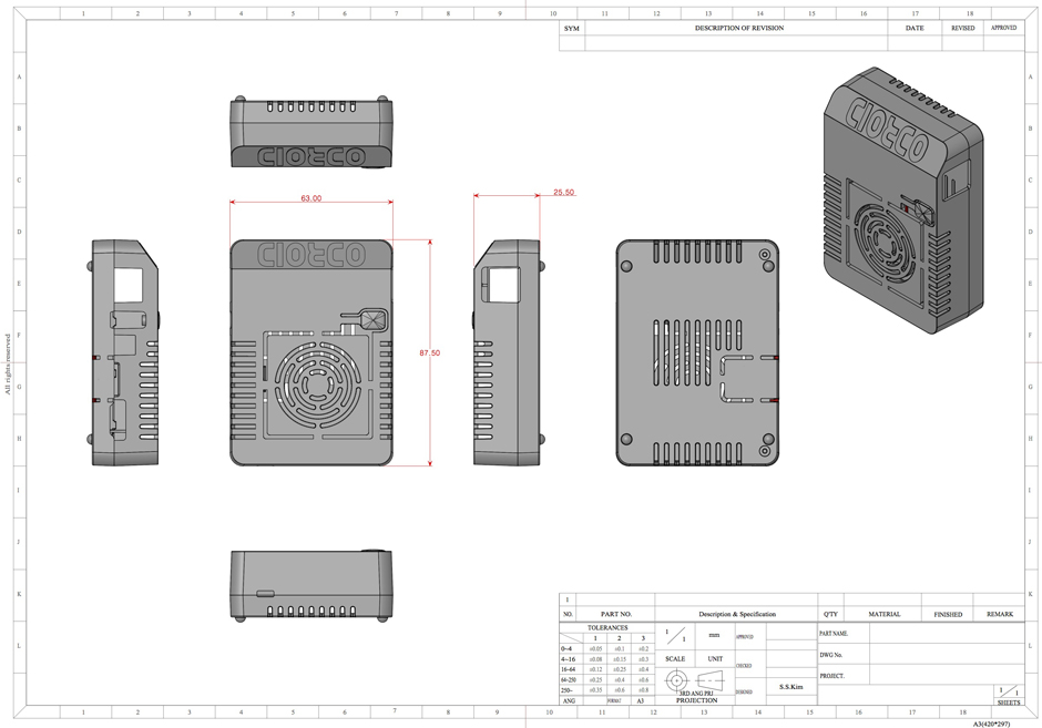 Odroid XU4 Case